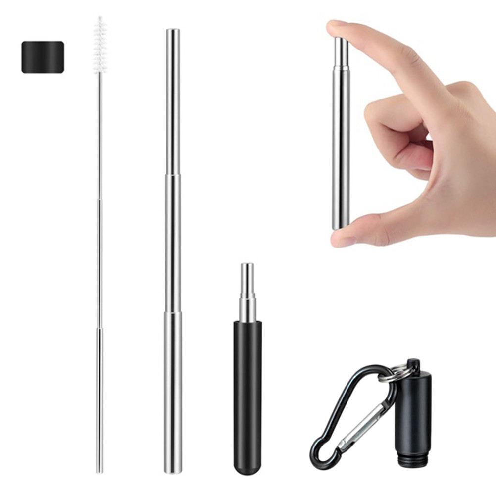 Telescopic Stainless Steel Straws | Shopee Philippines