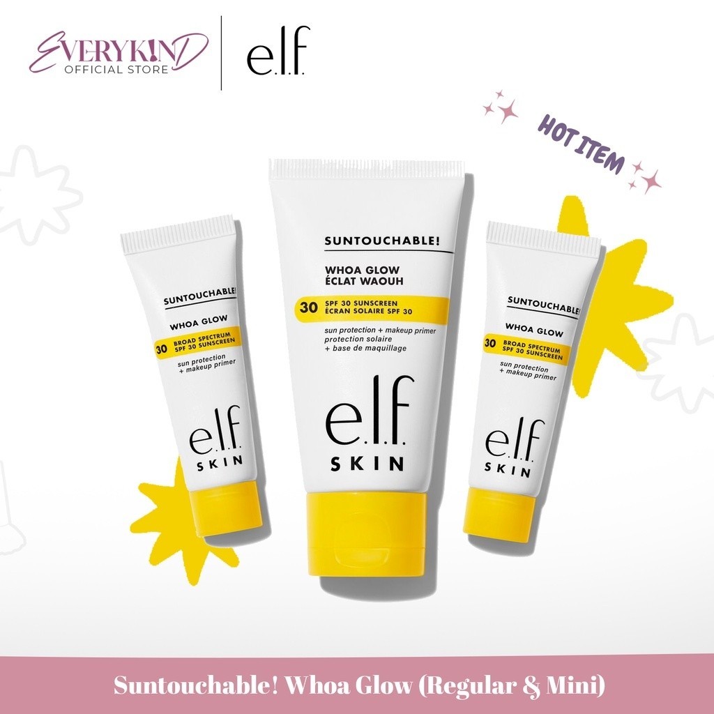 Elf Suntouchable! Whoa Glow SPF 30 - Lightweight, Non-Greasy Face ...