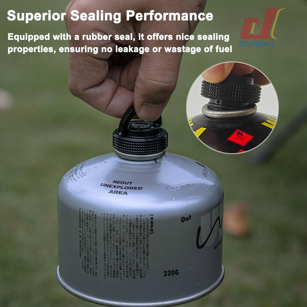 CAMPINGMOON Camping Gas Tanks Cap Lightweight Flat Gas Canister Cover ...