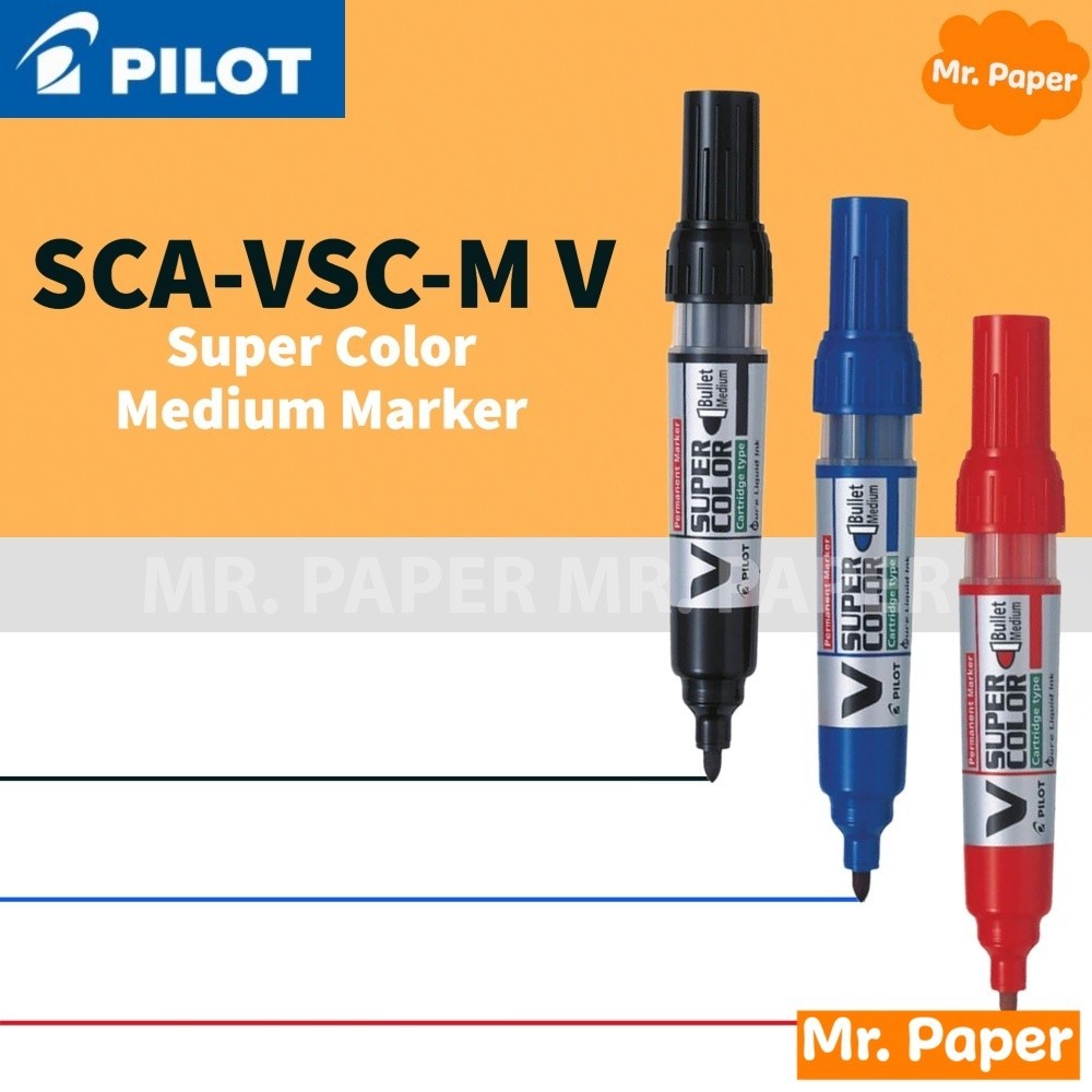 Pilot SCA-VSC-M V Super Color Medium Marker | Refill | Mr. Paper ...