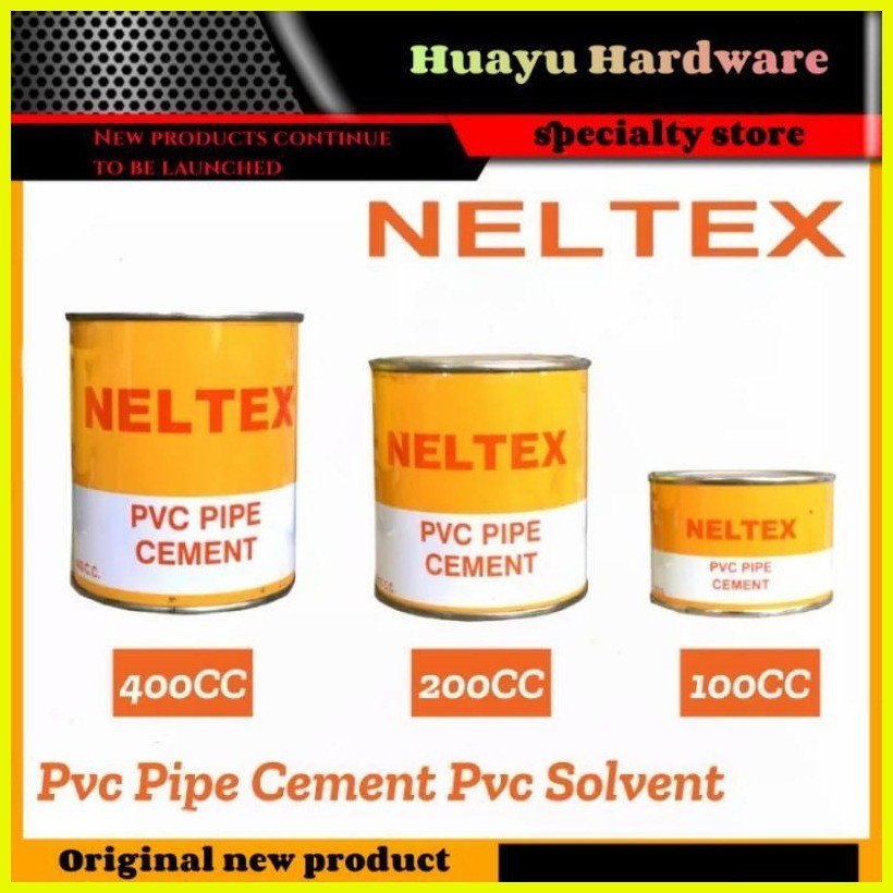 ๑ Neltex pvc solvent, pvc pipe cement.400CC 200CC 100CC | Shopee ...
