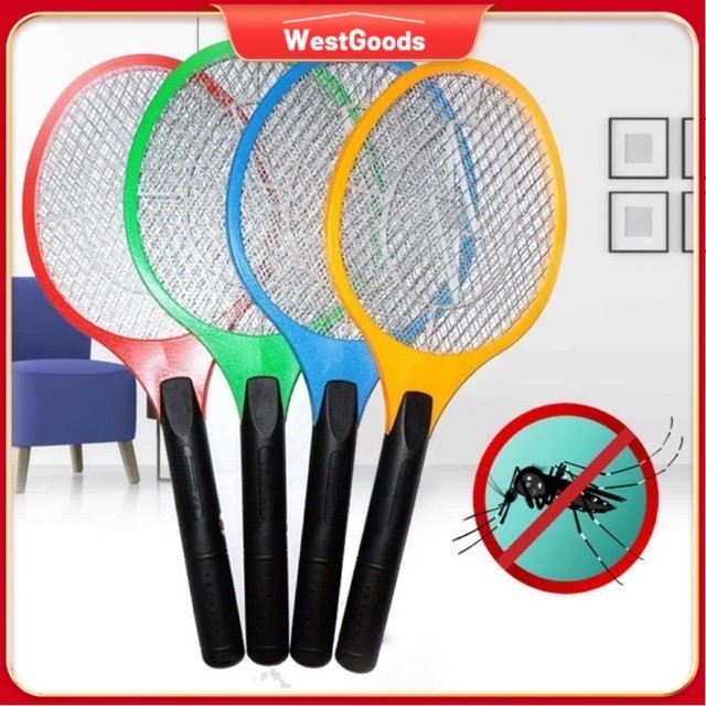 WG Electric Mosquito Swatter Racket Rechargeable Insect Fly Pest Bug ...
