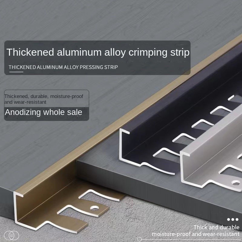Aluminum Alloy Wood Floor Blank Holding Groove Tile Closing Tape ...