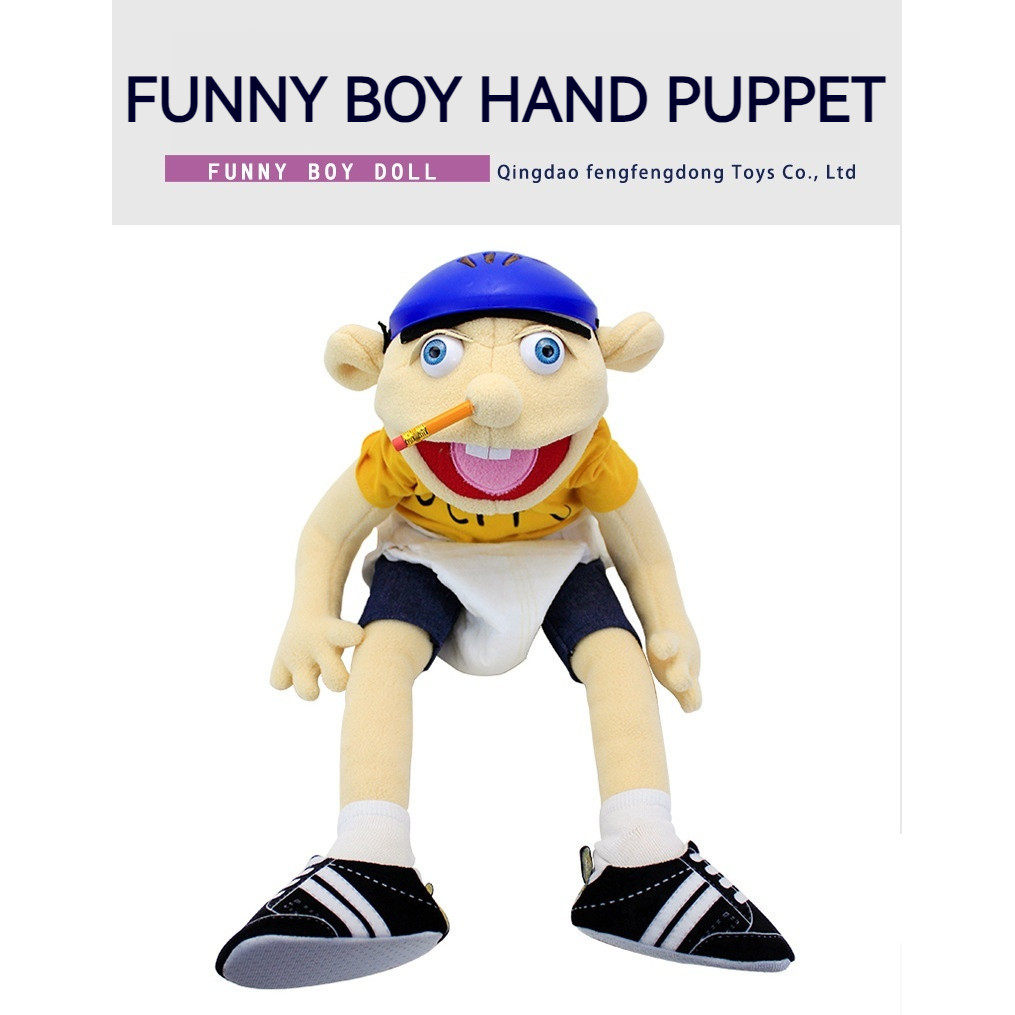 Jeffy Hand Puppet Ready Stock Funny Boy Muppet jeffy Finger Puppet Doll ...