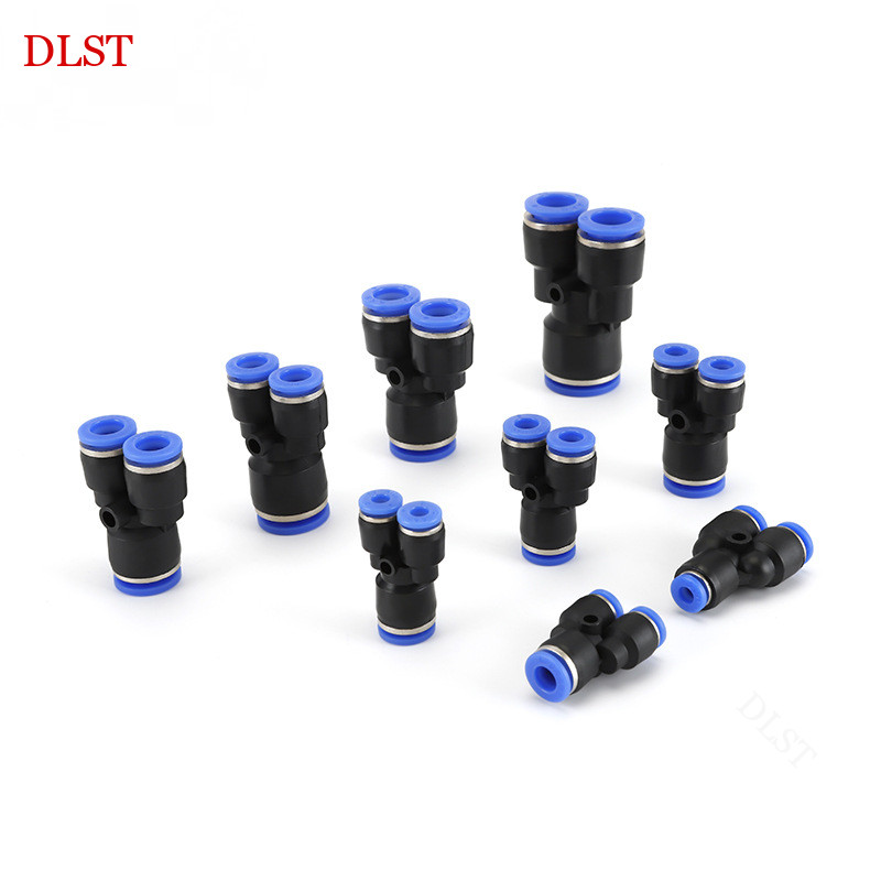 Pneumatic Quick Connector 4mm 6mm 8mm 10mm 12mm 14mm 16mm Y Type ...