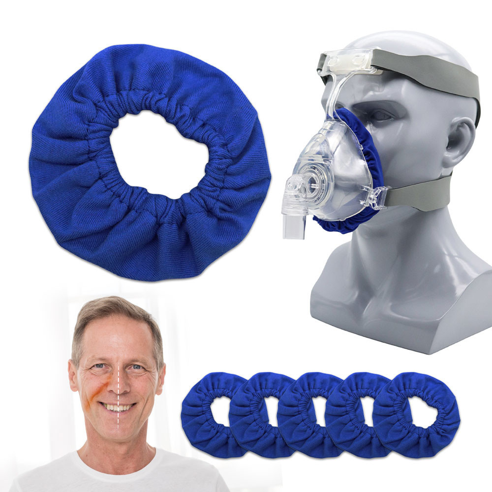 Cpap Mask Liners Fabric Comfort Covers Reduce Air Leaks Skin Irritation ...