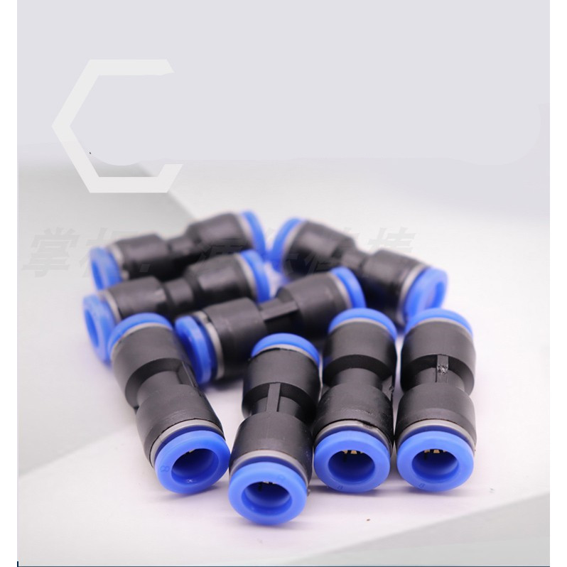 5pcs PU 4 6 8 10 12 14 MM Straight Push in Fitting Pneumatische Push to Connect Air Quick ...