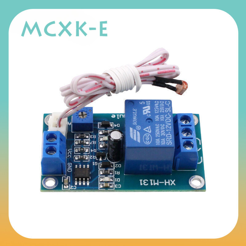 MCXK-E XH-M131 DC 12V Light Control Switch Photoresistor Relay Module Detection Sensor 10A ...