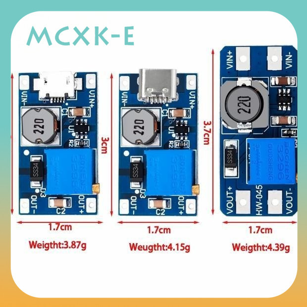 MT3608 DC-DC Step Up Converter Booster Power Supply Module Boost Step ...