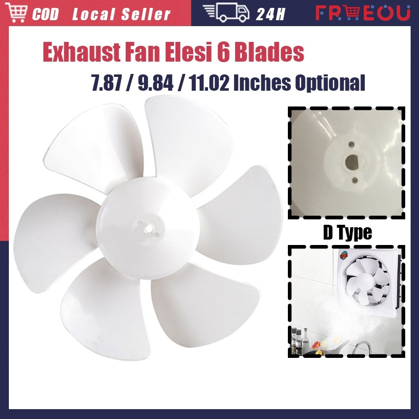 8 10 11 Inches Exhaust Fan Blade Only Exhaust Fan Elesi 6 Blades ...