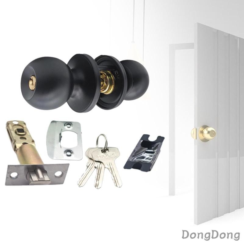 [Dong] Door Knob Lock Doorknob Modern Locking Accessory Comfortable ...