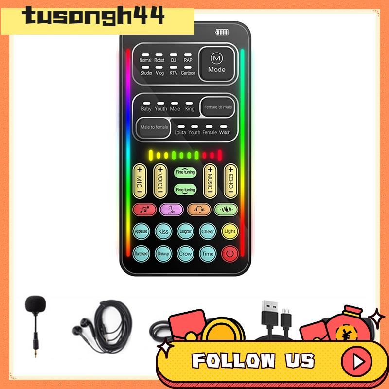 I9 Voice Changer Full Kit Multiple Audio Effect Bluetooth Live Sound ...