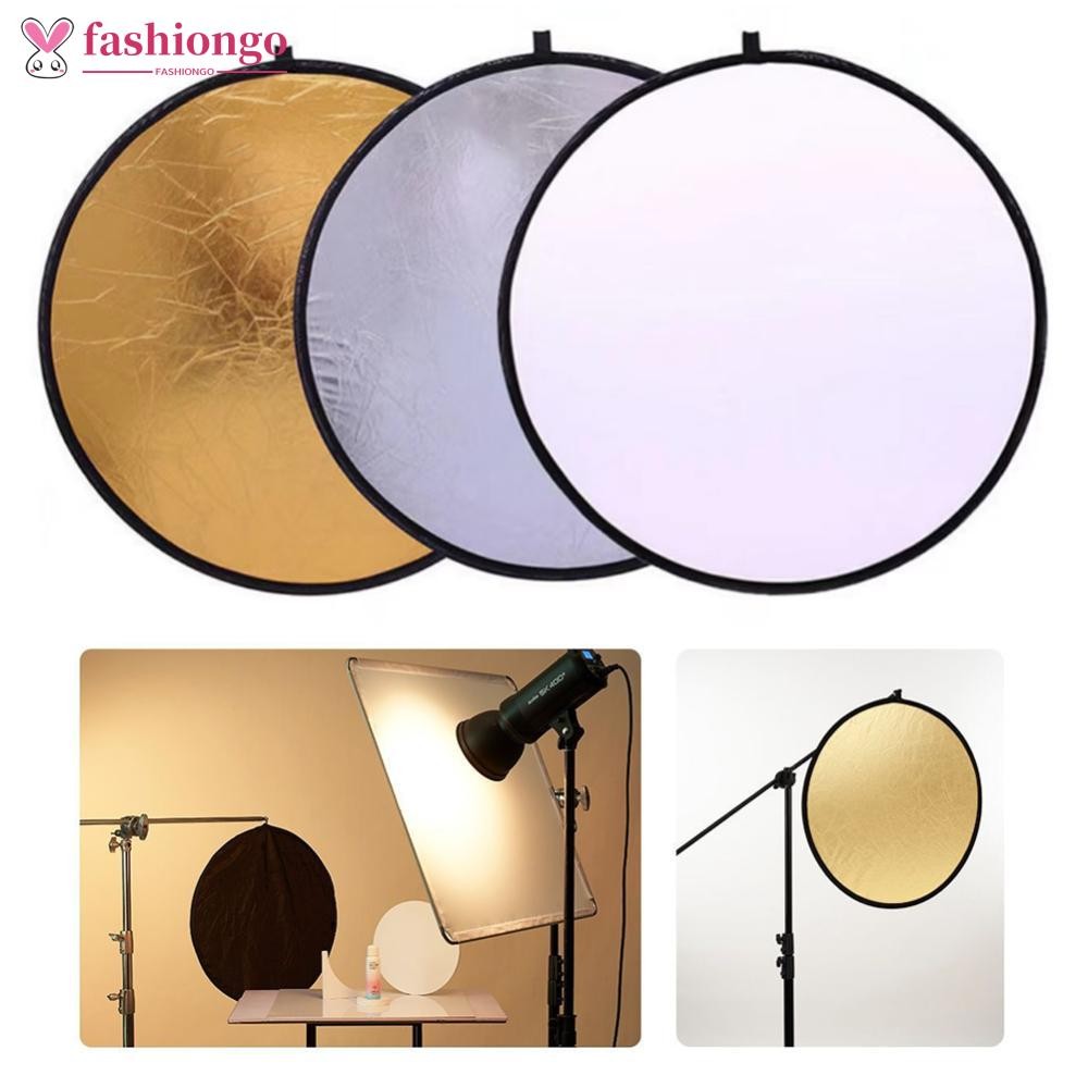 FASHIONGO Reflector 5in1 2in1 30CM 60CM 80CM 110CM Silver White Gold ...