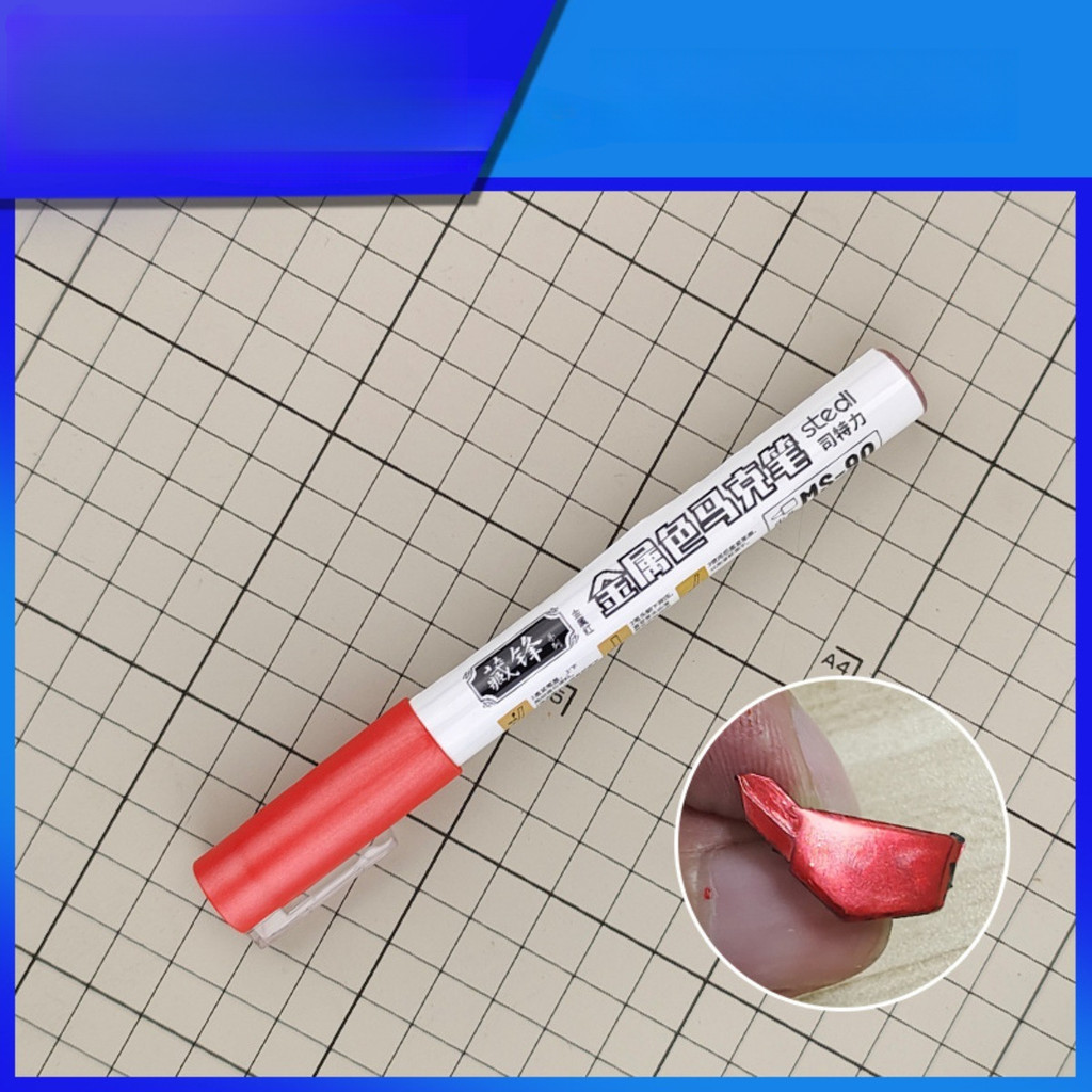 Stedi Metallic Marker Pen Tip Head Nylon for Gundam Gunpla GK Mecha ...