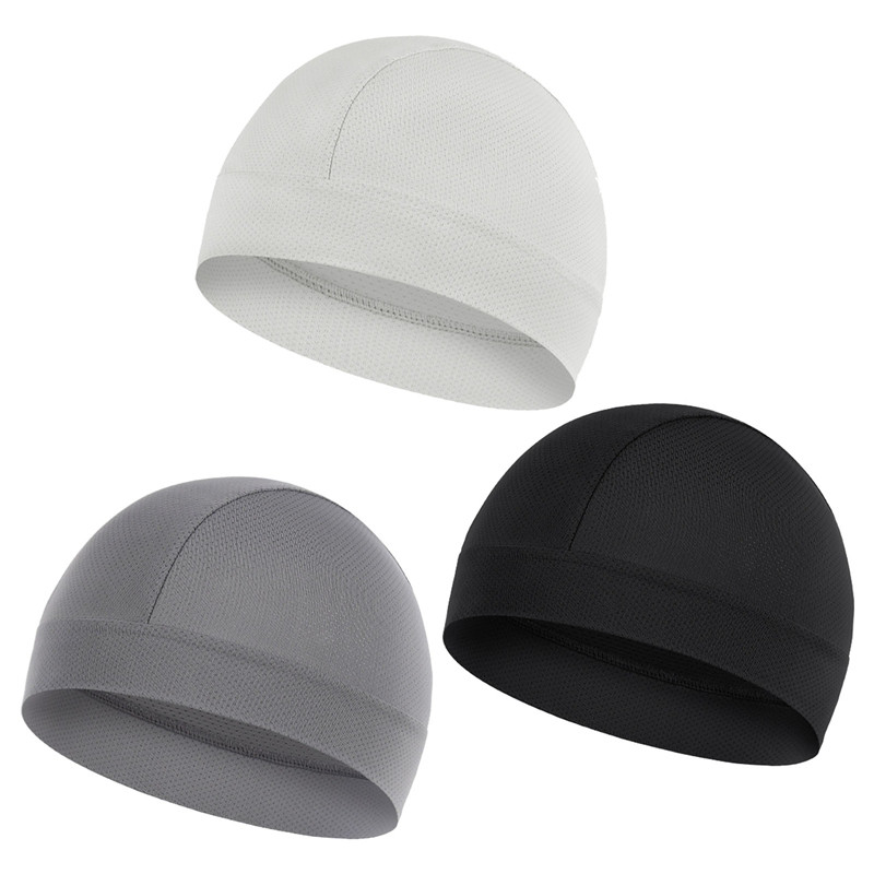 1Pc Cooling Dome Skull Cap: Sweat-Wicking Helmet Liner For Motorcycle ...
