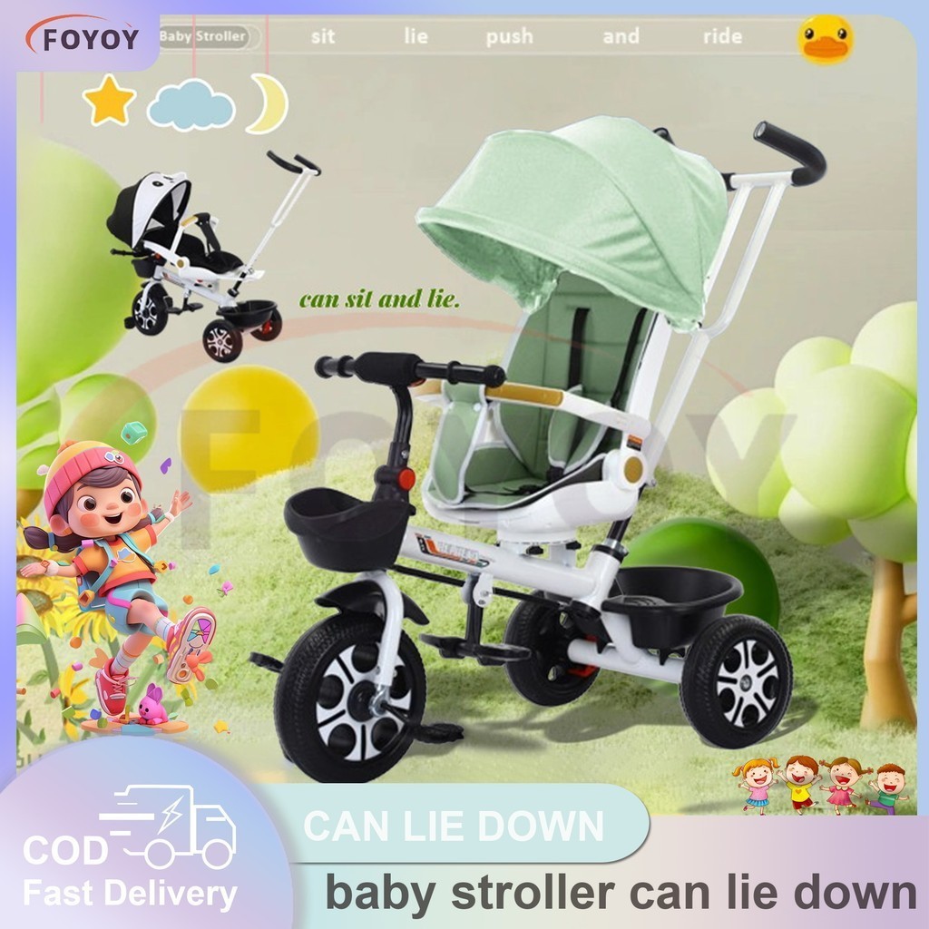 Foyoy Stroller Bike for Kids 3 To 5 Years Old with Rotating Seat Can ...