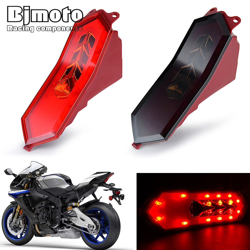 Taillight Rear Tail Brake Turn Signals Light Integrated LED For YAMAHA ...