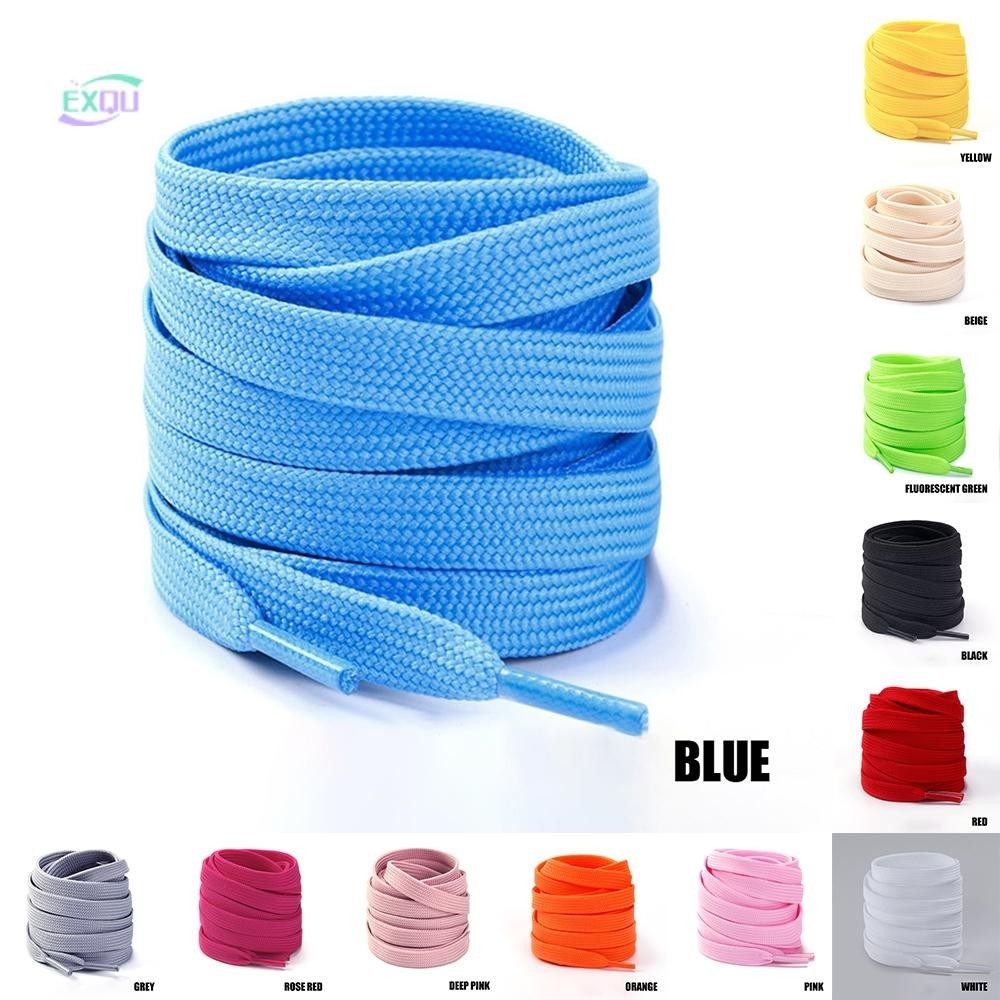Flat Fat Shoe Laces for Wide Fit Shoes and Boots Wide Shoelaces for All ...