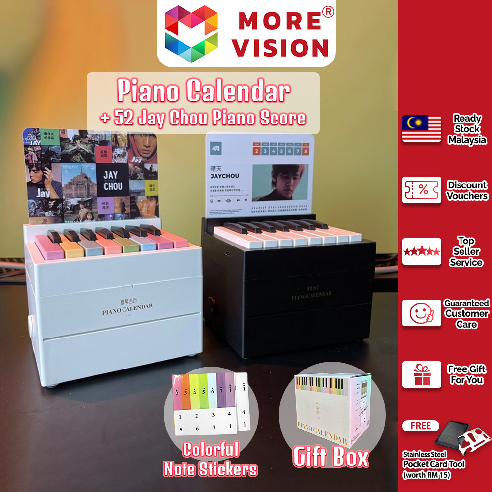 Mini Piano Playable Calendar Notation Jay Chou Eason JJ Lin Play Music ...