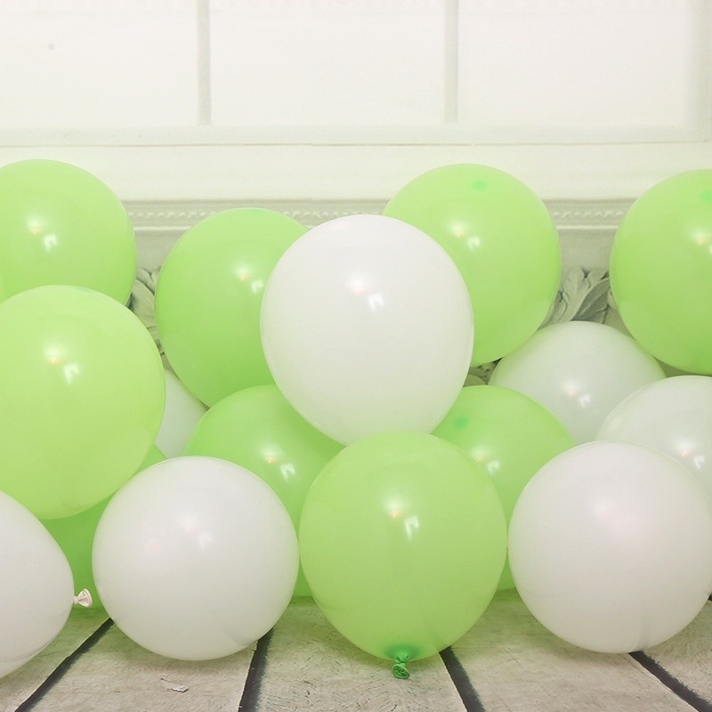 30pcs 10 inch Balloons Prolatex birthday Balloons Tri color balloon set ...