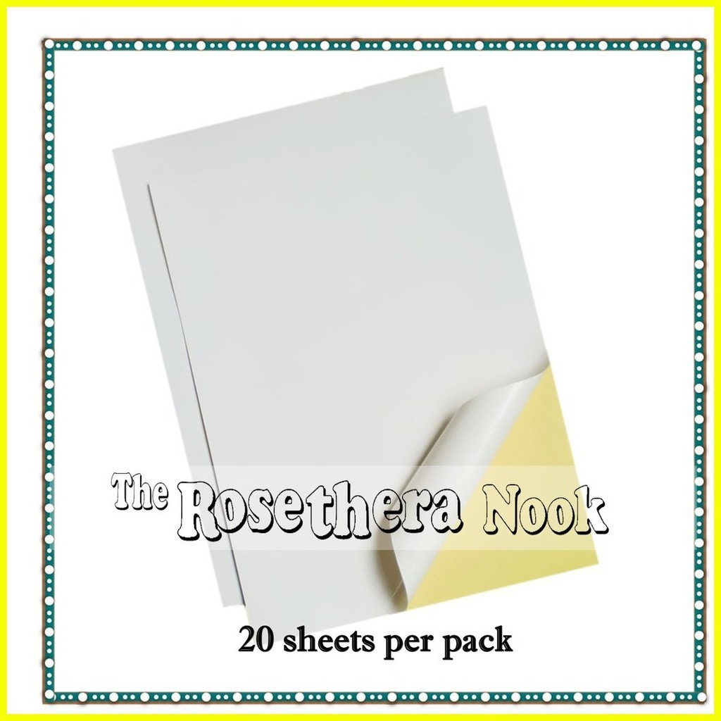 ♞Sticker Paper A4 size / 105gsm | Shopee Philippines