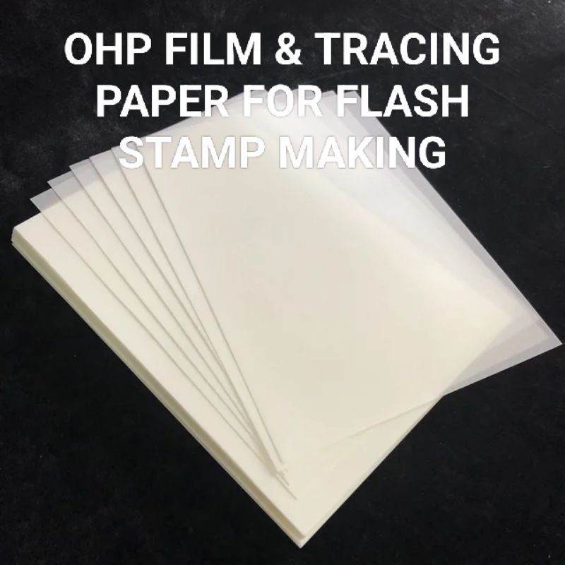 Tracing Paper A4 85gsm for Flash Stamp Making OHP Film 5 or 10Pcs ...