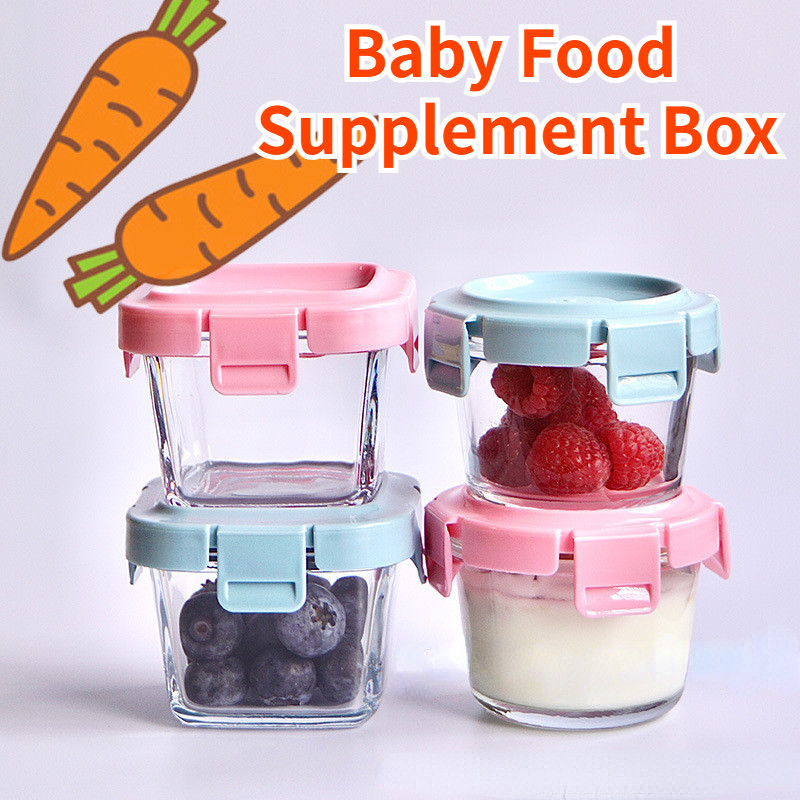 Glass Baby Food Supplement Box Food Supplement Box Frozen And Heat ...