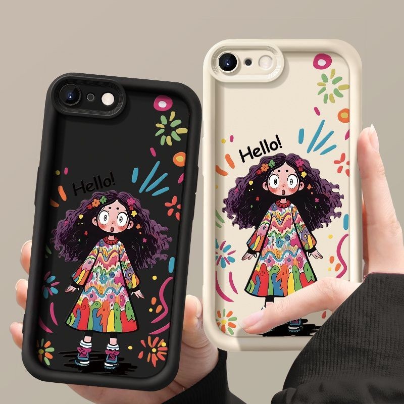 Casing iPhone 6 6s 7 8 Plus Phone Case aesthetic for girls Silicone TPU ...