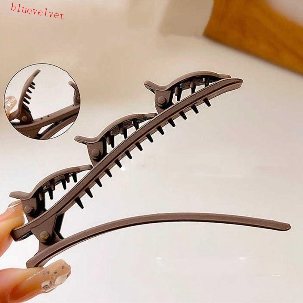 BLUEVELVET Braided Hair Clip, Side Barrettes Korean Style Duckbill Clip ...