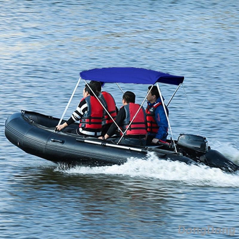 [Dong] Inflatable Boat Canopy Kayak Awning with Adjustable Strap ...