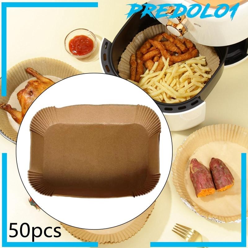 [Predolo1] Air Fryer Paper Baking Paper Waterproof Rectangular Sheets ...