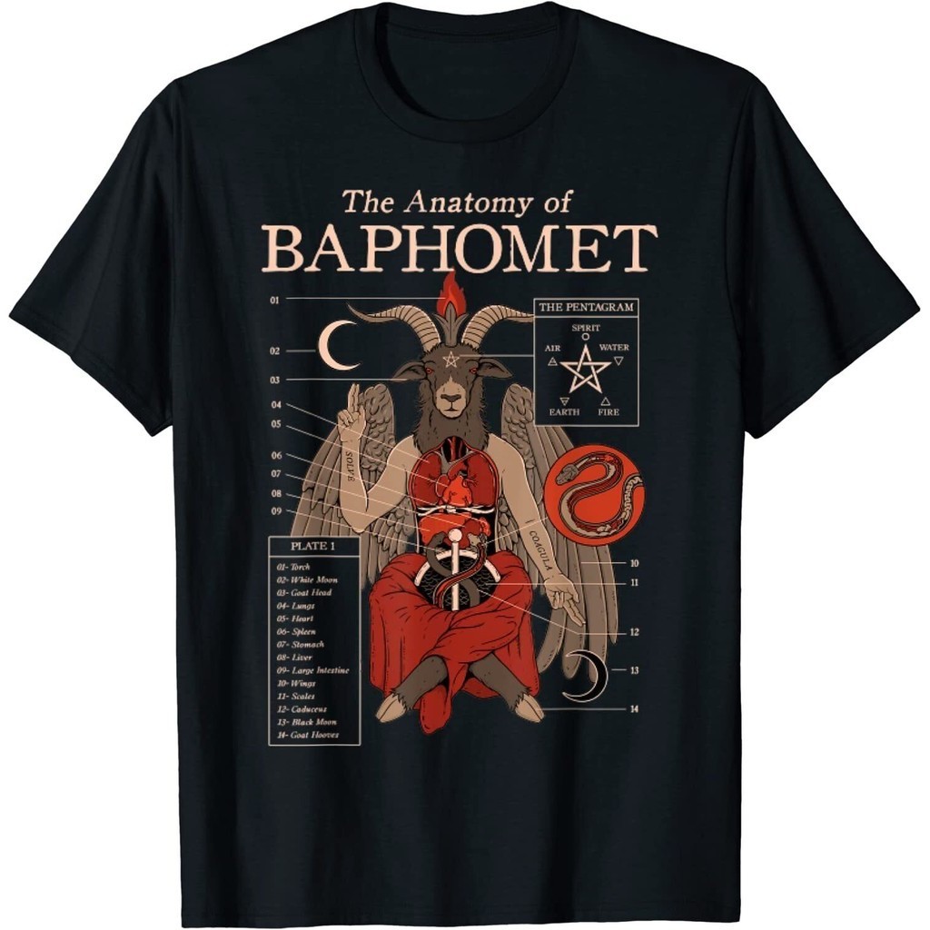The Anatomy Of Baphomet Fasion T-shirt Mans | Shopee Philippines