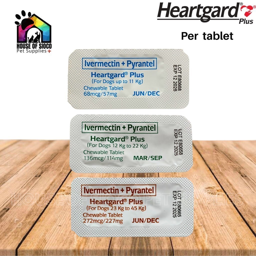Heartgard Plus Chewable Tablet For Dogs (Per Tablet) | Shopee Philippines