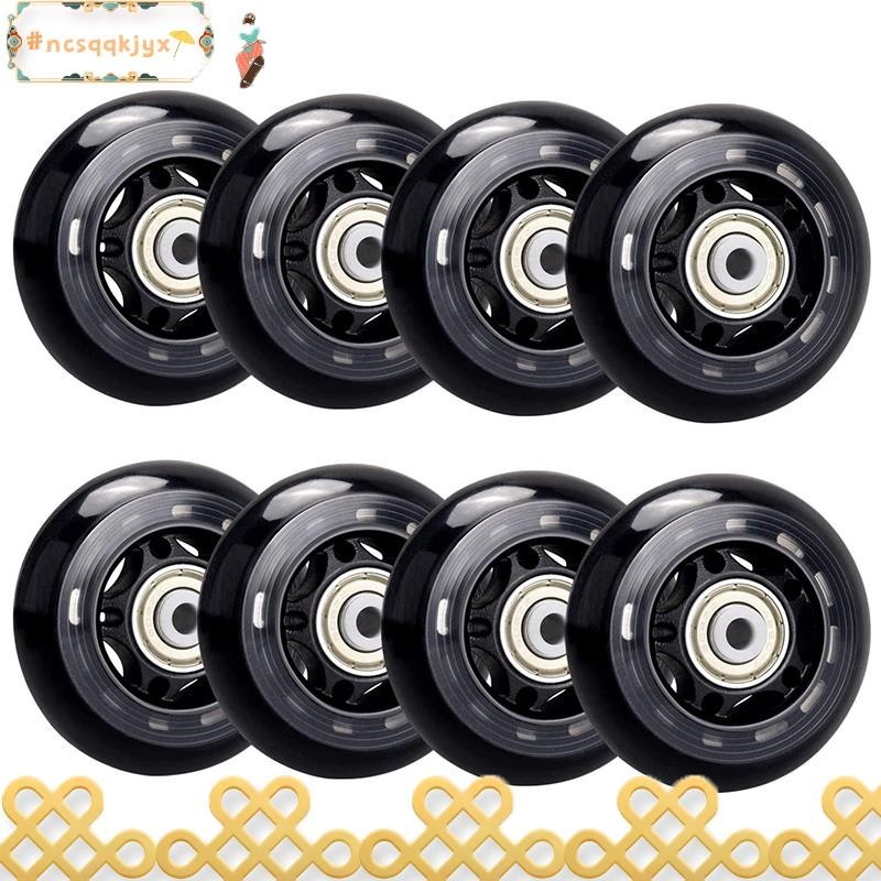 8 Pack Inline Skate Wheels, Indoor/Outdoor Roller Skate Wheels ...