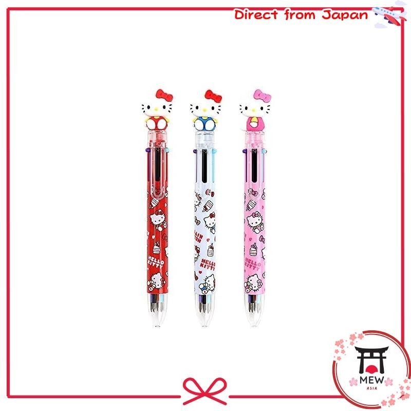 Hello Kitty 0.7mm 6-color multi-color ballpoint pen Hello Kitty figure ...