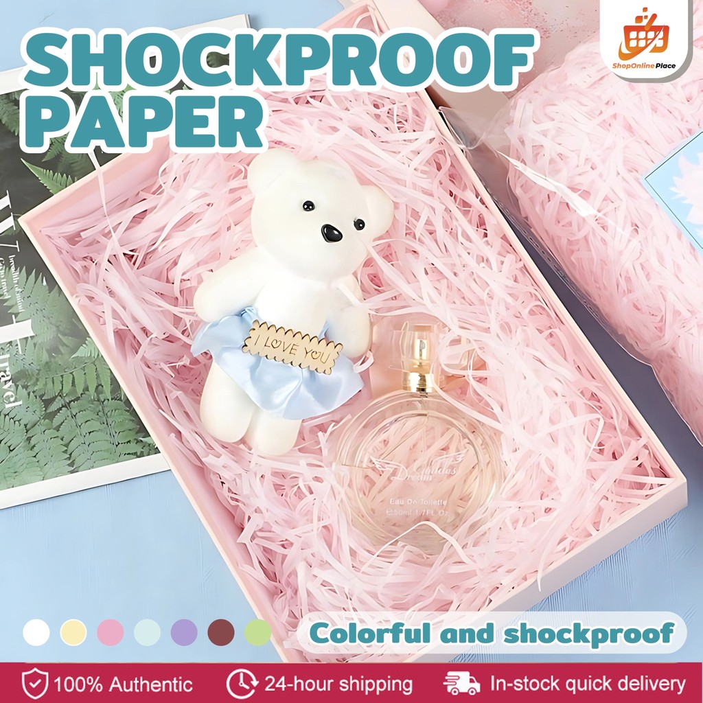 100/20g Shredded Paper Filler Decorative Paper for Box Wedding Birthday ...