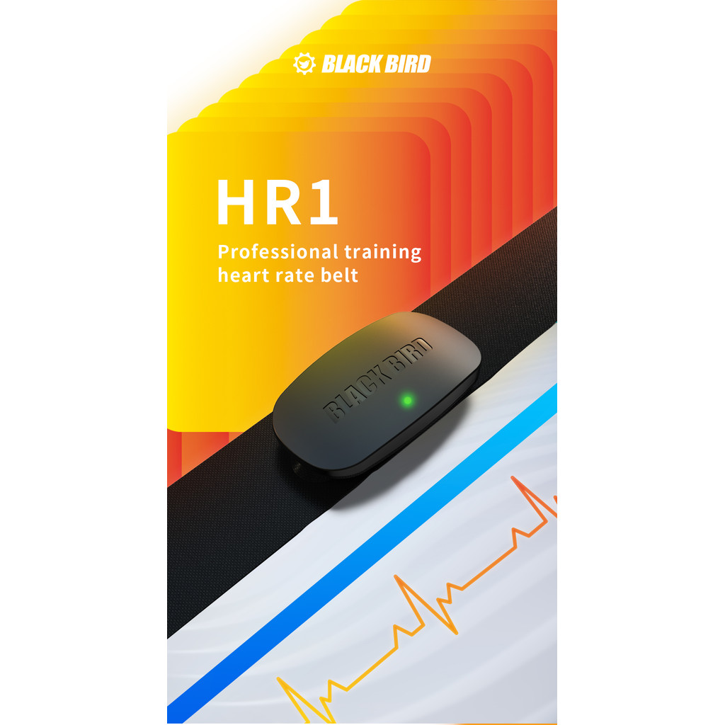 BlackBird HR1 Heart Rate Sensor Support ANT+ Bluetooth Outdoor Sport Monitor Chest Strap Belt ...