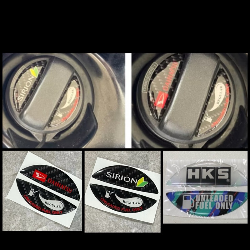 Car JDM Style Fuel Tank Cap Decorative Sticker Multi-purpose car fuel ...