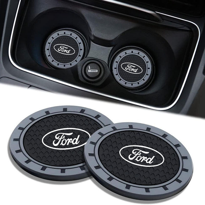 2 Pack Car Cup Holder Water Coasters For Ford Ranger XLT WildTrak Focus ...