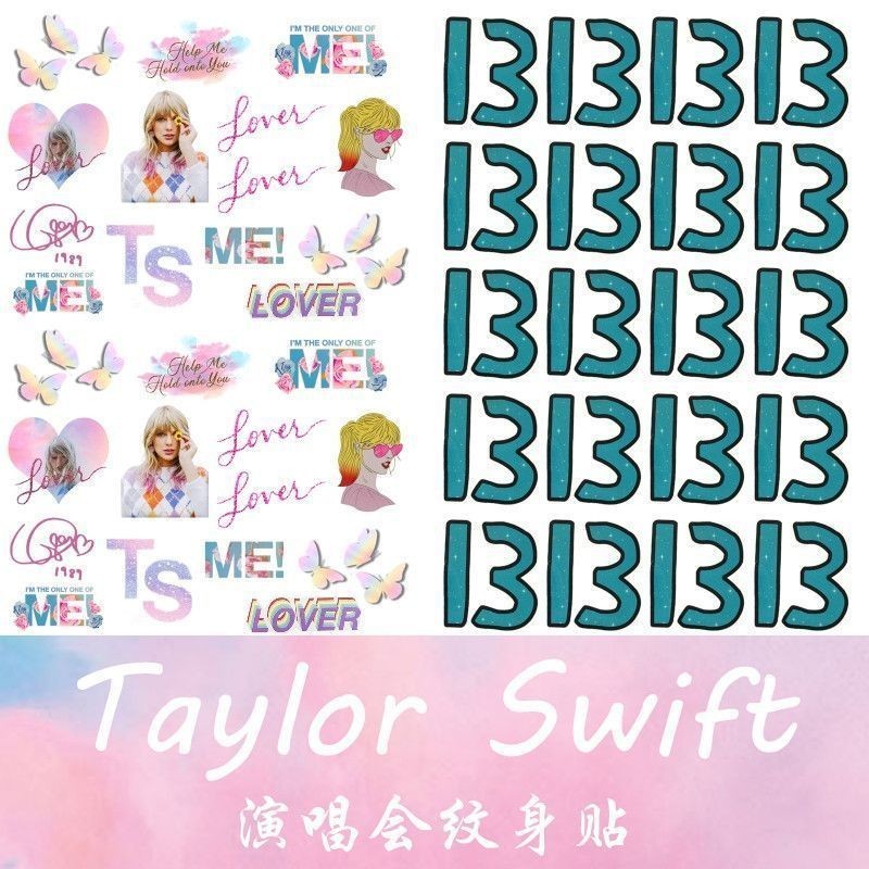 Mold Sticker Number 13 Tattoo Sticker Taylor Taylor Sticker Mold ...