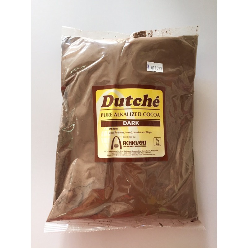 Dutche Dark Pure Alkalized Cocoa Powder 500g | Shopee Philippines