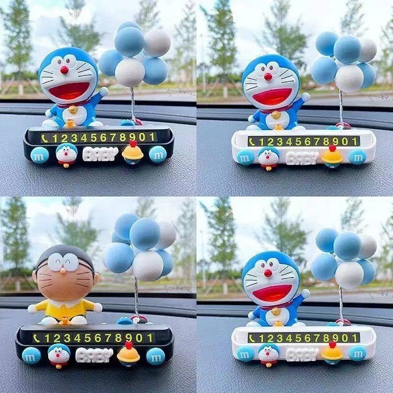 Doraemon Stop Sign Car Temporary Parking Sign Stop Sign Doll Moving Car ...
