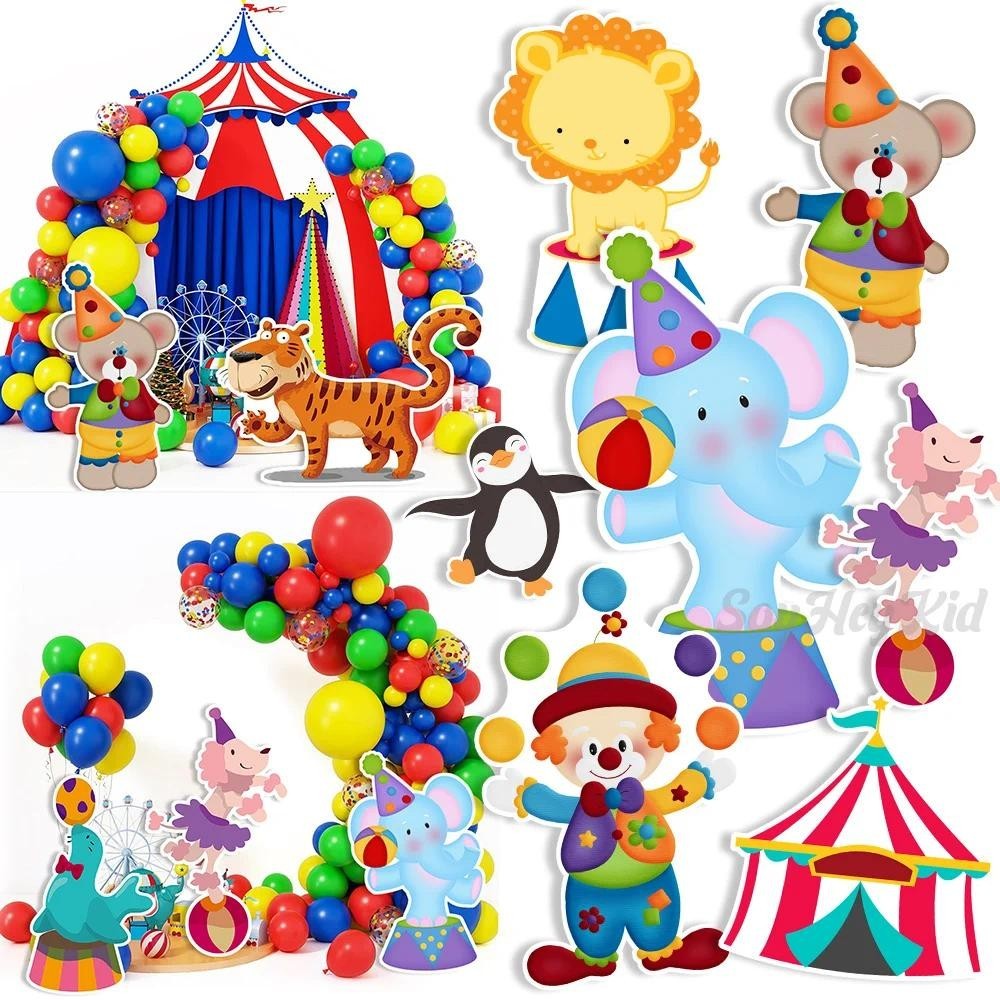 18/36Inch Circus Carnival Cardboard Cutout Party Decorations Clowns ...