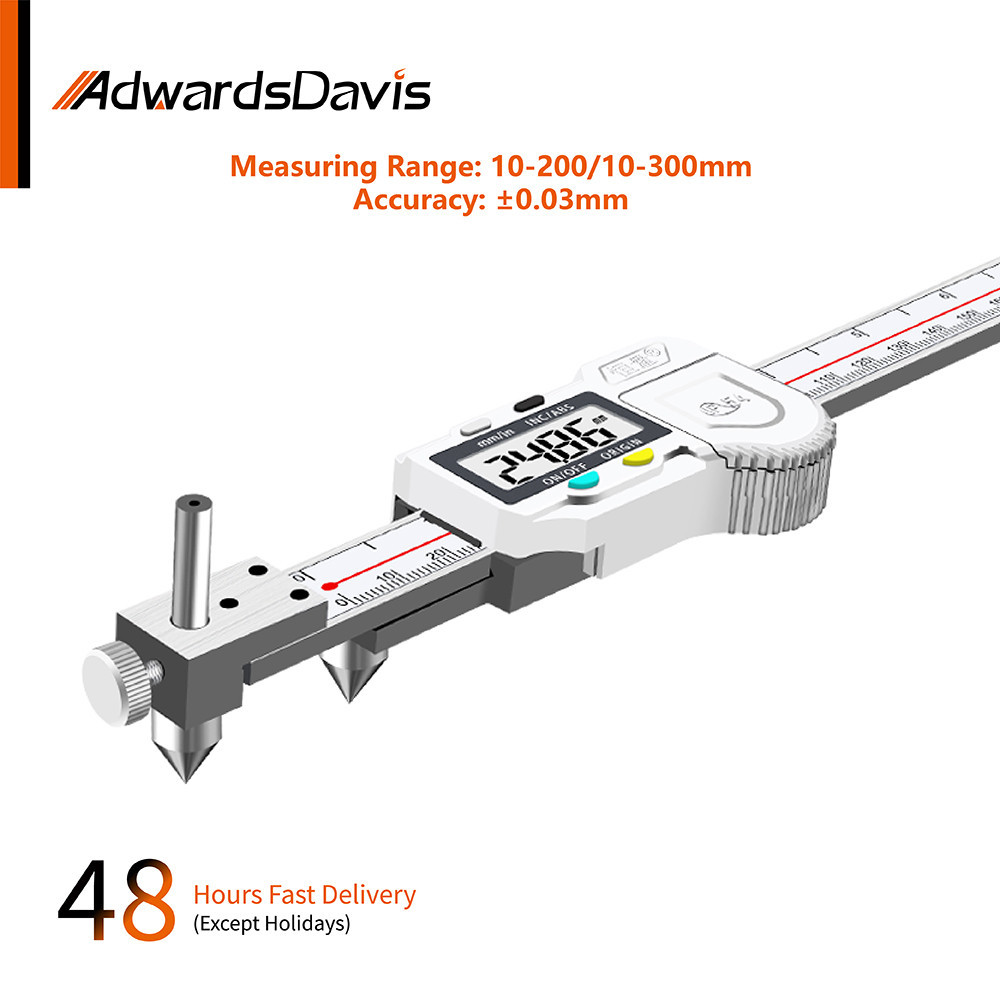 Center Distance Digital Caliper 10-200mm Horizontal Hole Pitch ... Center Distance Digital Caliper 10-200mm Horizontal Hole Pitch ...