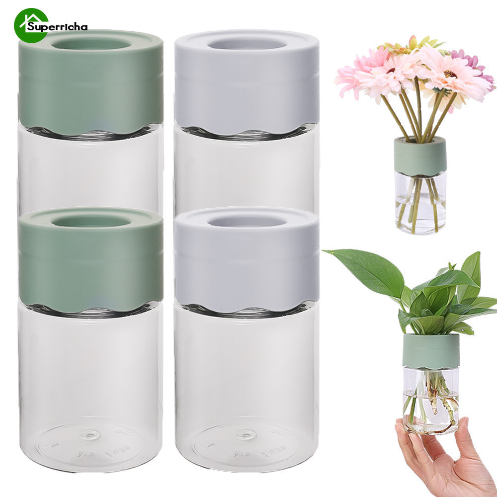 Transparent Hydroponic Basin - Desktop Indoor Small Potted Plant Empty ...