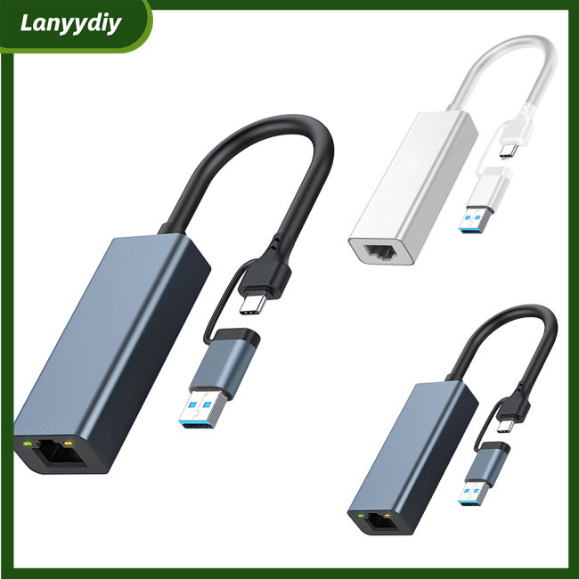 gd 2 In 1 Ethernet Adapter USB To 1000/100Mbps Network Adapter RJ45 ...