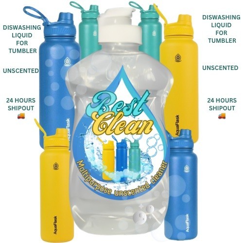 TUMBLER FLASK Premium Dishwashing Liquid Pure Clean Bliss unscented ...