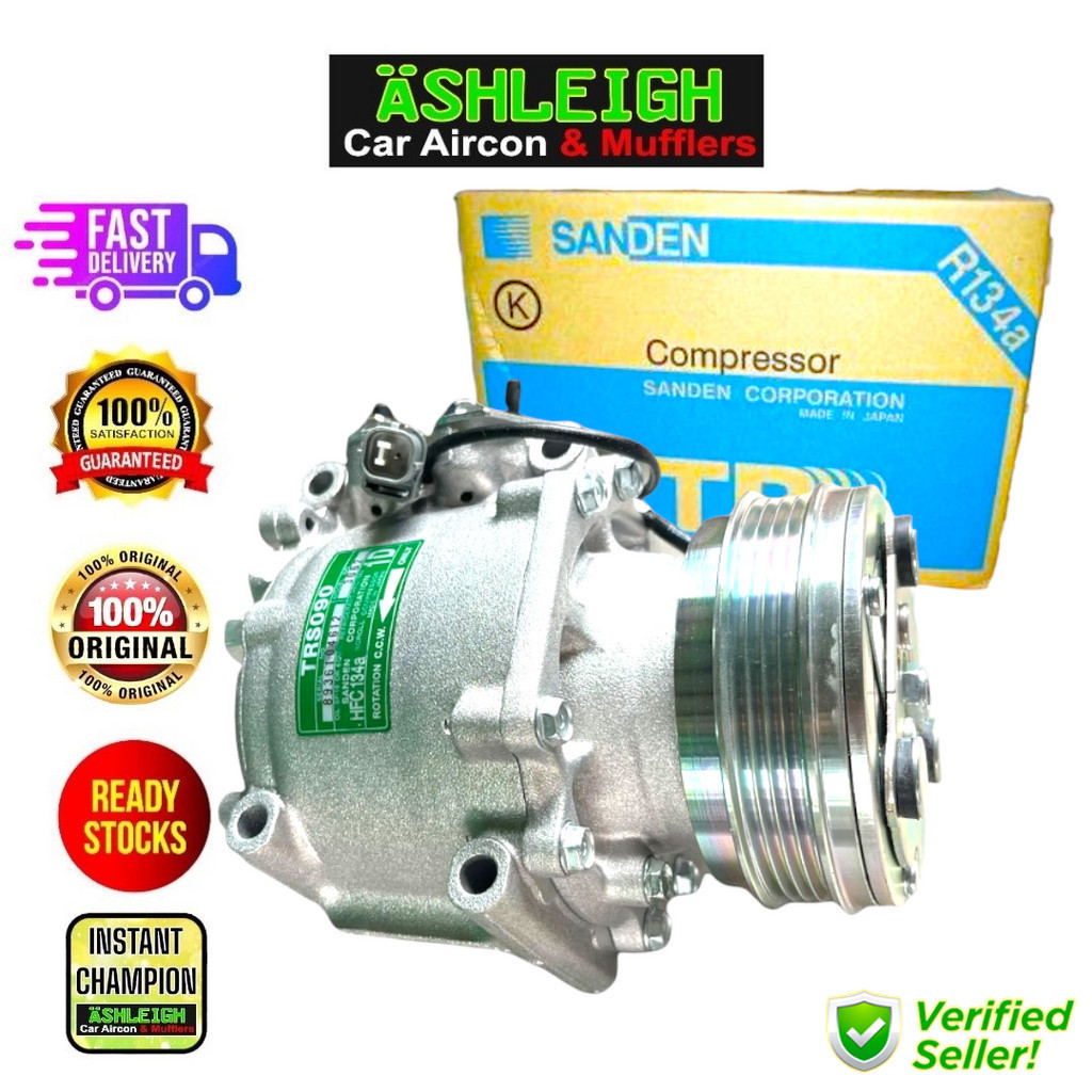 Honda Civic Esi Vti Lxi Car aircon Compressor Sandn TRS090 | Shopee ...
