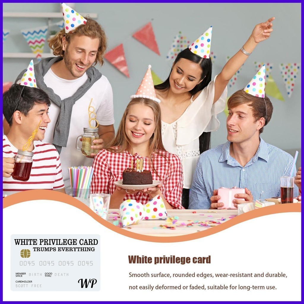 Fake Credit Card White Cards Funny Privilege Card Privilege Card Trumps ...