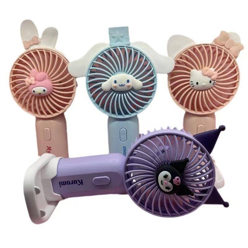 4 Styles Sanrio USB Mini Cute Cartoon Mymelody Kuromi Cinnamoroll Fan ...